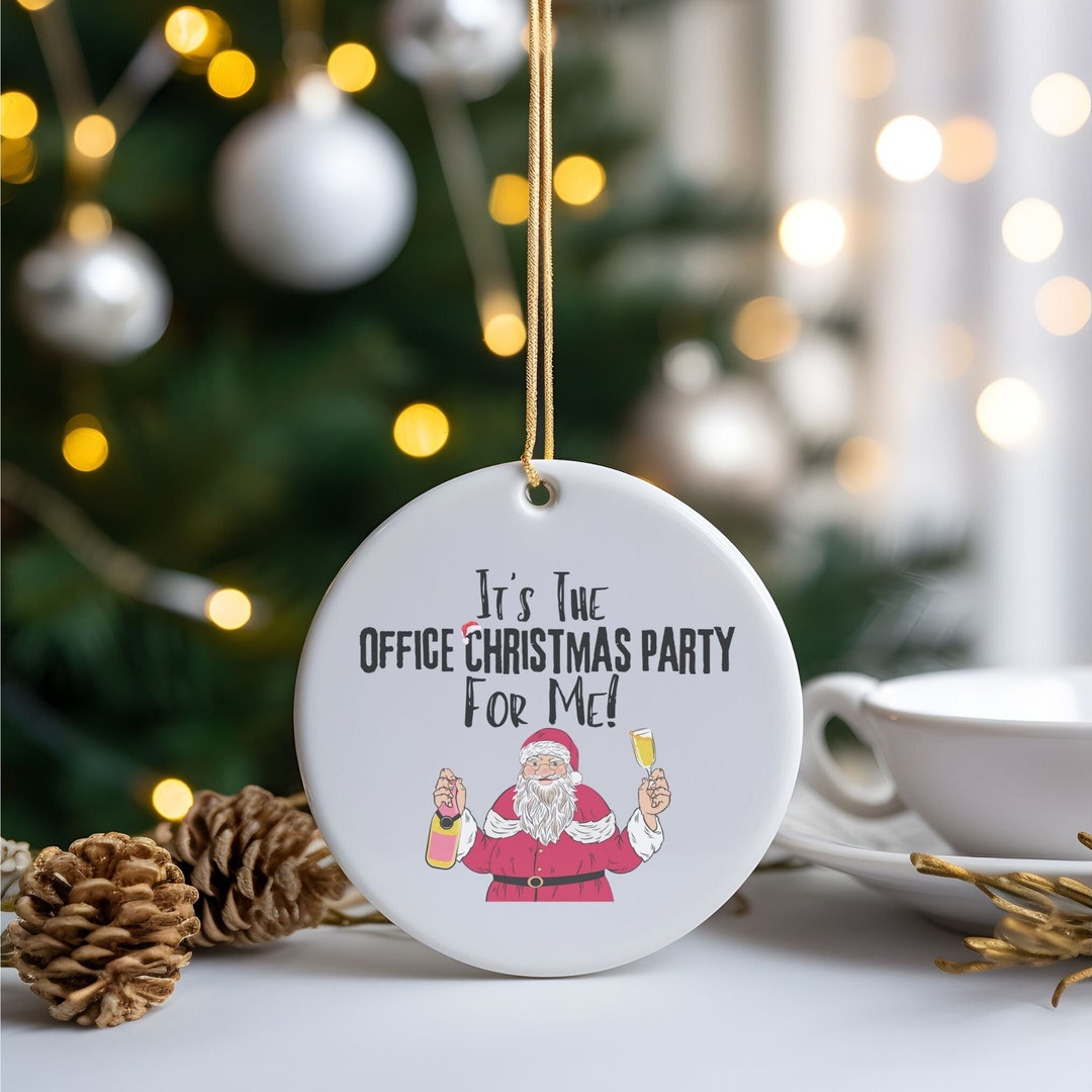 Funny Office Christmas Party Ornament: Corporate Staff Gift - Etsy