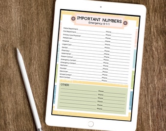 Important Numbers - Etsy