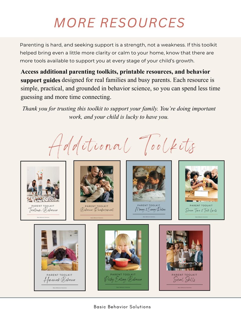 Behavior Reinforcement Toolkit for Parents | Praise Prompt Cards, Token ...