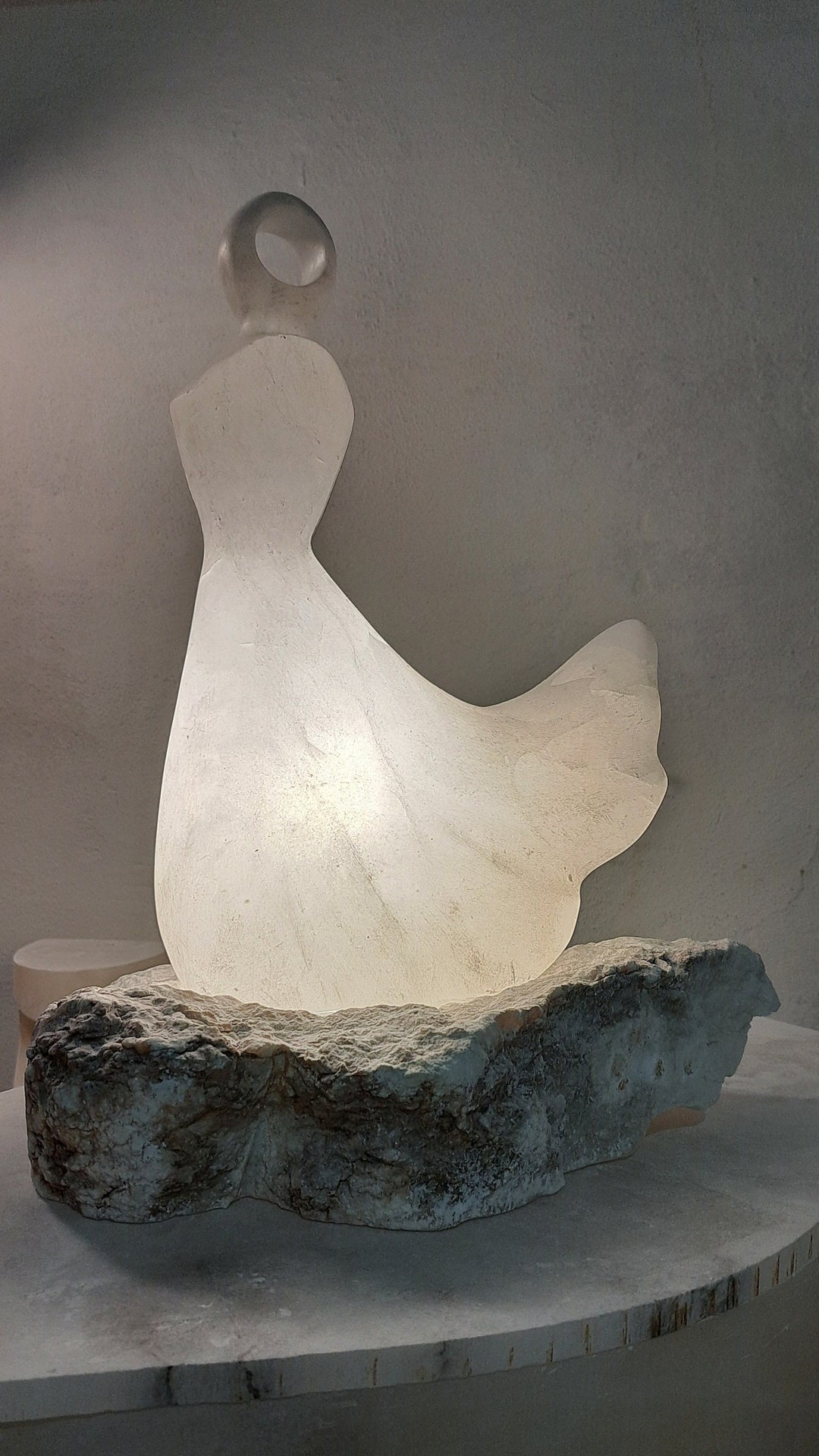 Light Alabaster Sculpture - Etsy