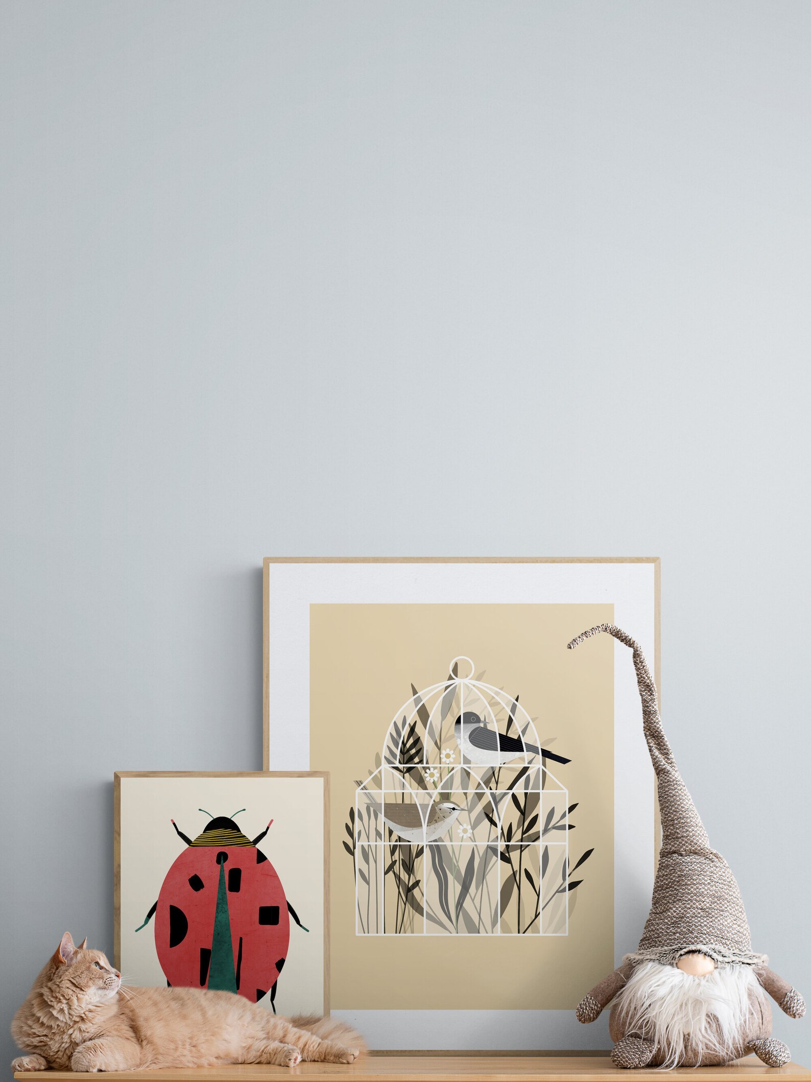 Red Ladybird Print Printable Wall Art Nursery Wall Decor - Etsy