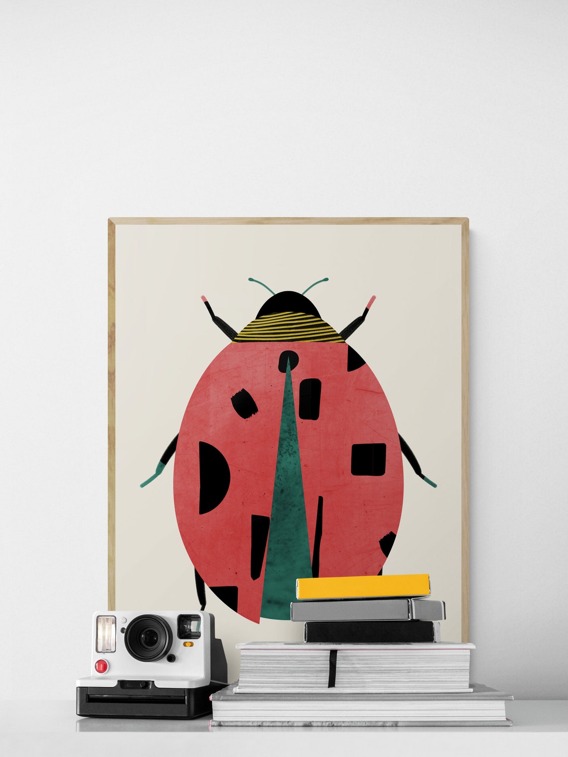 Red Ladybird Print Printable Wall Art Nursery Wall Decor - Etsy