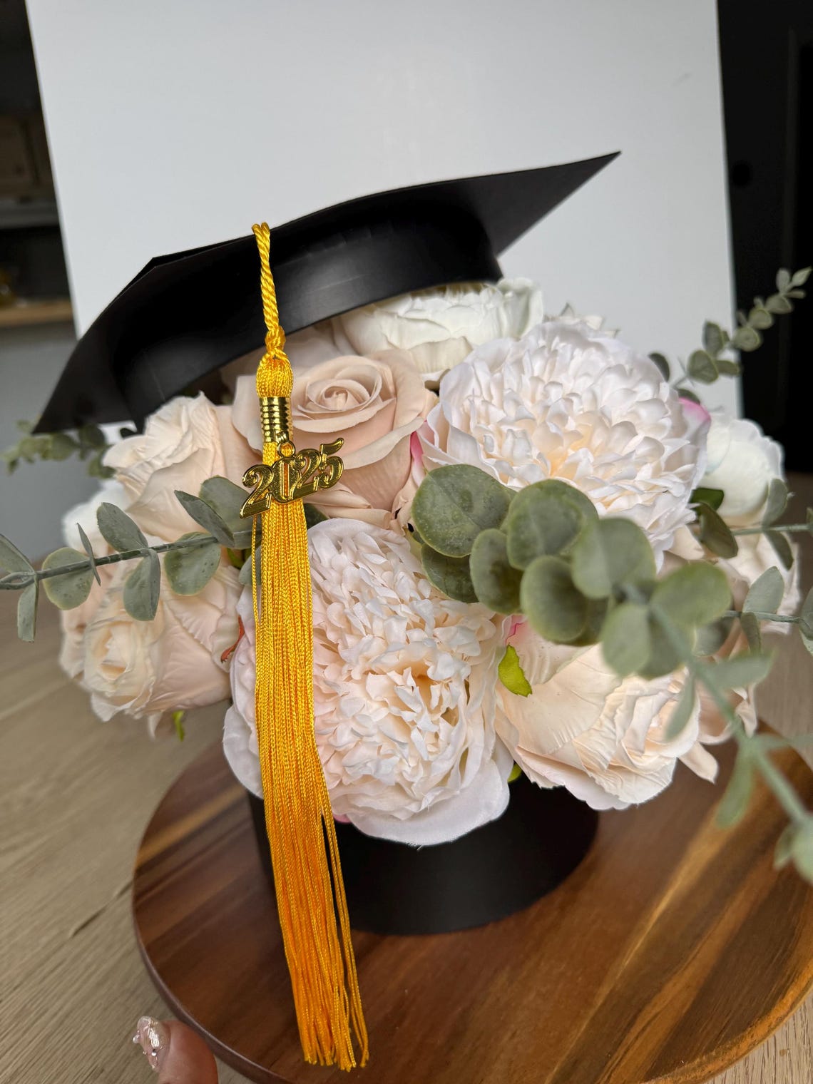 Graduation Hat Silk Flower Arrangement - Etsy