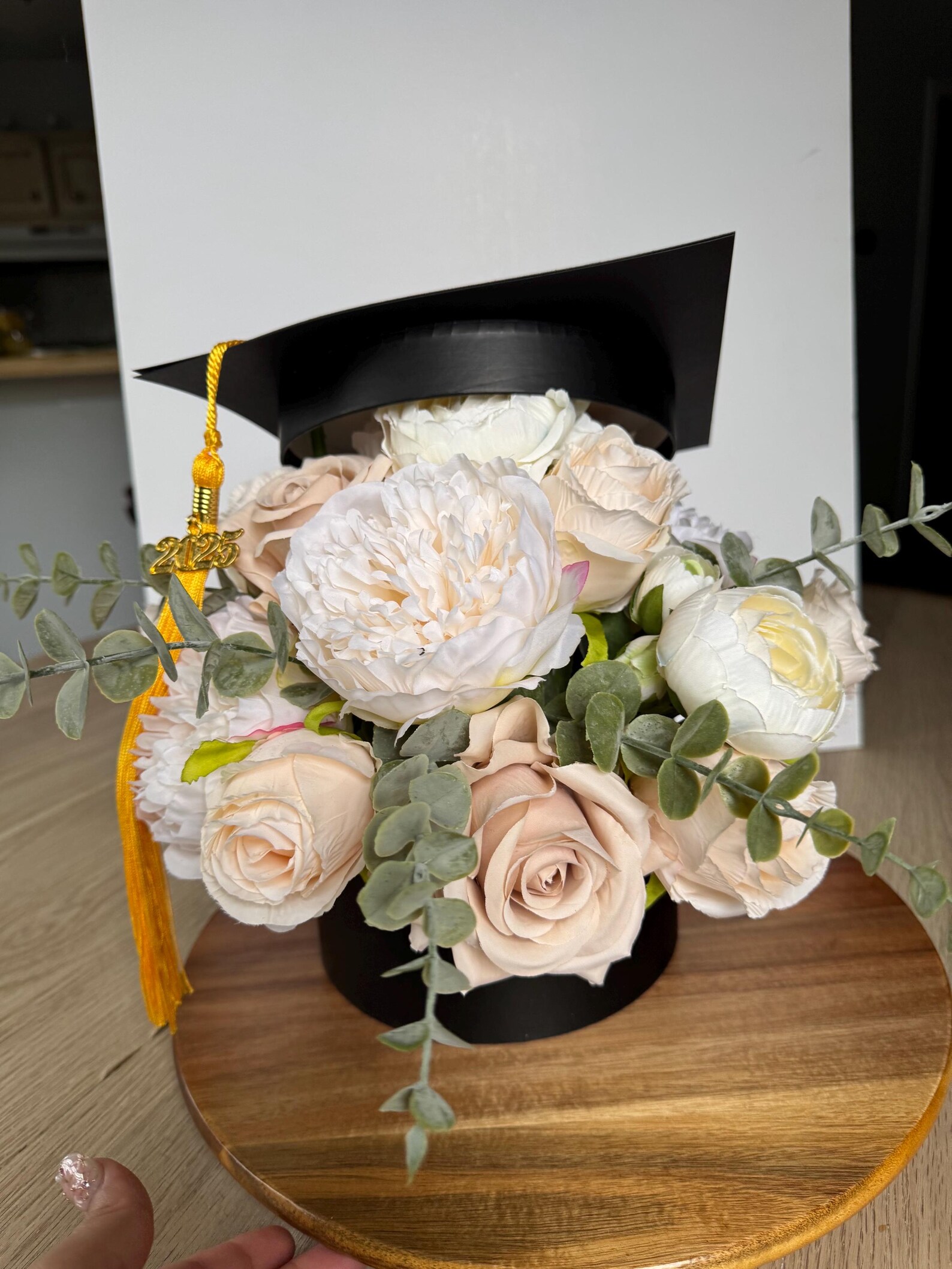 Graduation Hat Silk Flower Arrangement - Etsy