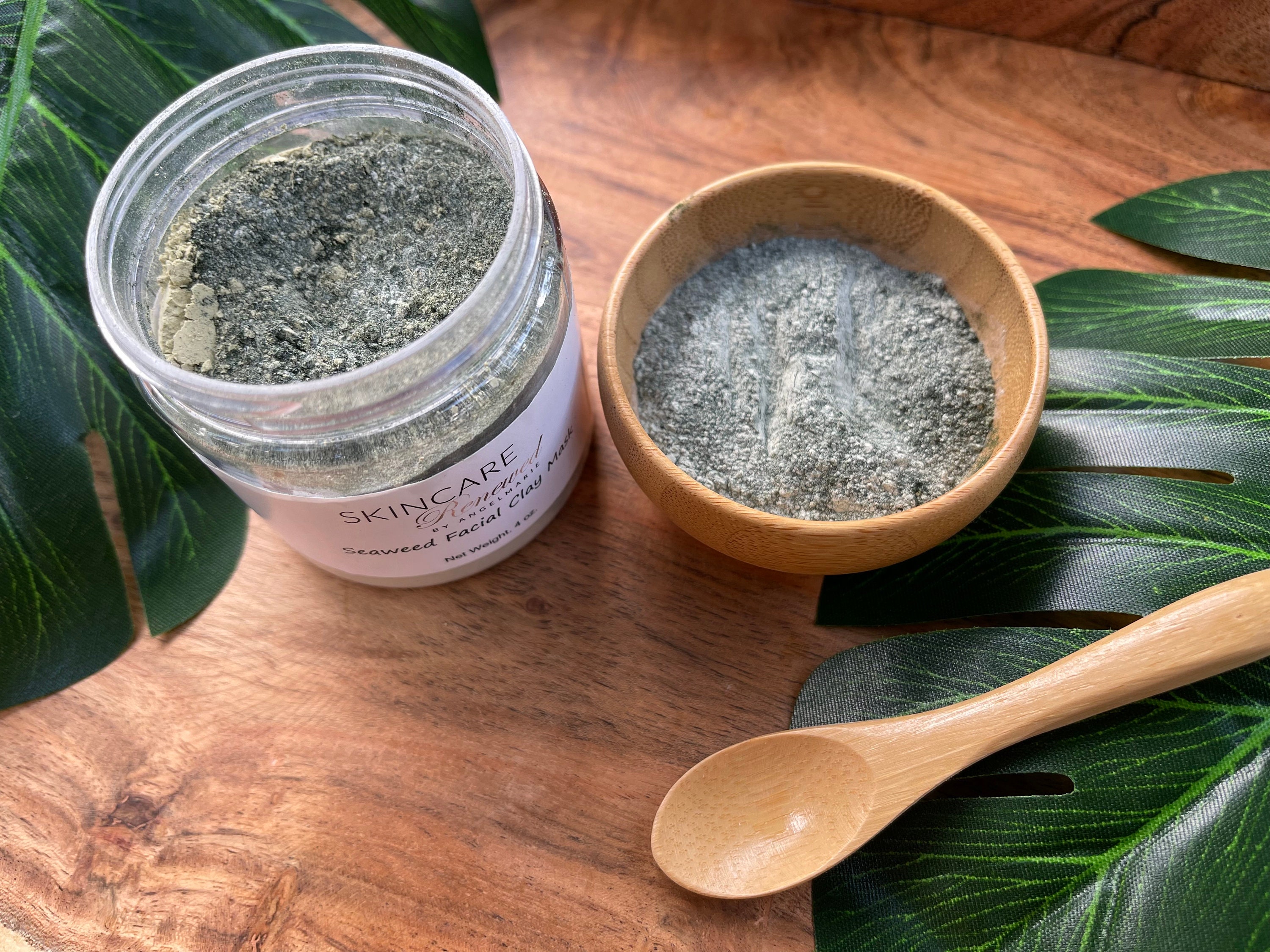 Seaweed Facial Clay Mask Clay Masks for Woman Organic Skincare Spa ...