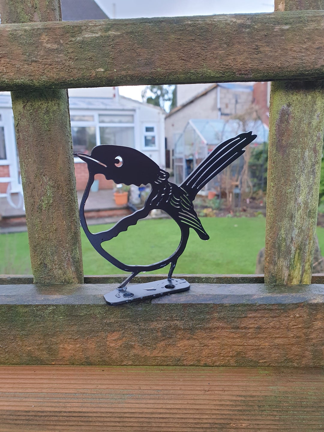 Metal Wren - Fence Topper - Garden Ornament - Etsy