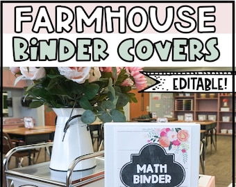 Farmhouse Binder Covers - Etsy