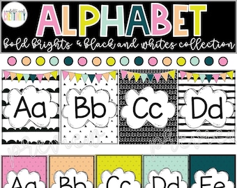 Floral Alphabet Posters for the Classroom | Floral Classroom Decor ...