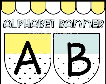 Lemon Alphabet Banner - Etsy