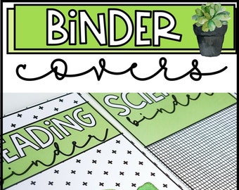 Botanical Binder Covers Tropical Leaves Editable A4 and Letter Binder ...