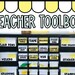 Lemon Teacher Toolbox Editable Labels | Lemon Farmhouse Classroom Decor ...