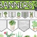 Editable Classroom Welcome Banner | Plant Farmhouse Classroom Decor ...