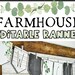 Editable Farmhouse Classroom Welcome Banner (digital Download) - Etsy