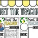 Editable Meet the Teacher Template | Lemon Farmhouse Classroom Decor ...
