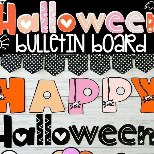 HALLOWEEN Bulletin Board Halloween Classroom Fall - Etsy