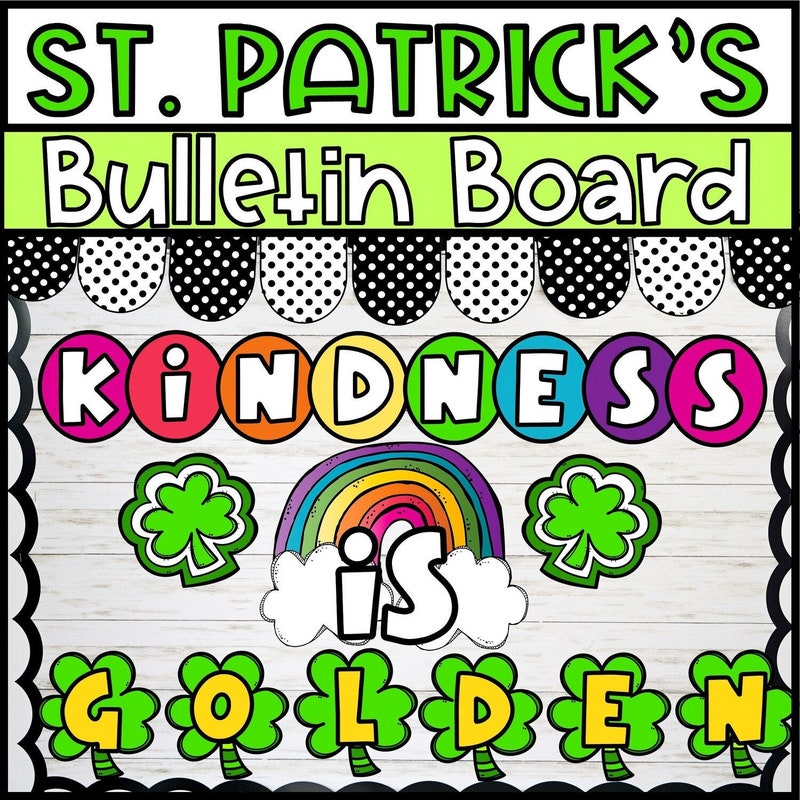 St Patricks Bulletin - Etsy
