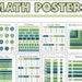 Multiplication Mastery Kit, Times Table Chart & Bookmark Set, Math Wall ...