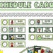 Plant Daily Schedule Cards | Editable Classroom Schedule | Elementary ...
