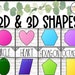 2D and 3D Shapes Posters for the Classroom | Modern Farmhouse Classroom ...