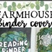 Teacher Binder Covers and Spines Modern Farmhouse Binder - Etsy