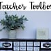 Farmhouse Classroom Number Line Farmhouse Classroom Decor - Etsy