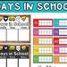 Colorful Classroom Days in School Tally, Ten Frames Poster: Elementary ...
