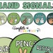 Green Classroom Decor: Elementary Hand Signal Posters (printable) - Etsy