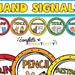 Classroom Hand Signal Posters: Colorful Elementary Decor (digital ...