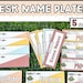 Neutral Student Desk Plates | Student Name Tags | Desk Name Plates for ...