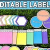 Bright Math Manipulative Labels Math Center Labels Math Manipulative ...