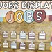 Bright Classroom Jobs Display | Editable Classroom Jobs | Classroom Job ...