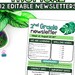EDITABLE Tropical Classroom Newsletter | Teacher Newsletter Template ...