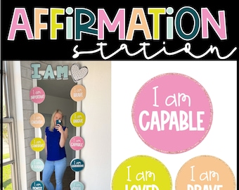 Affirmation Station Positive Affirmations for Kids Printable for ...