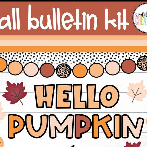 HALLOWEEN Bulletin Board Halloween Classroom Fall - Etsy