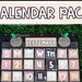 Boho Neutral Classroom Calendar Pack Pocket Chart Calendar Cards Flip ...