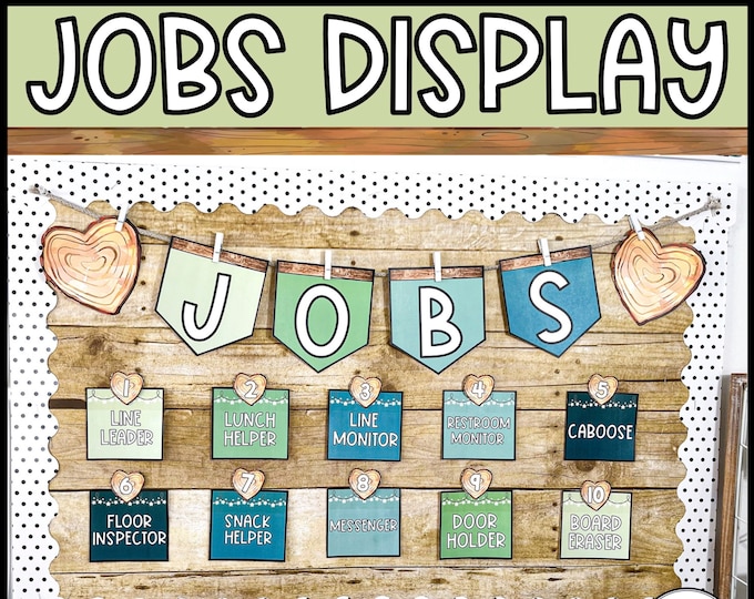 Montessori Chore Chart Classroom Job Chart Care of Environment Chart - Etsy