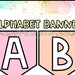Alphabet Banner for the Classroom | Pastel Classroom Decor | ABC Banner ...