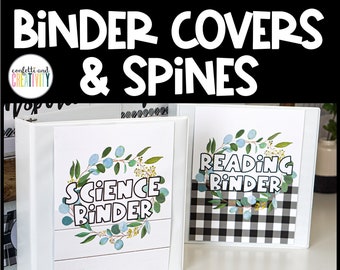 Editable Binder Covers and Spines Farmhouse Classroom Decor Farmhouse ...