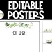 Editable Classroom Posters | Farmhouse Classroom Decor | Elementary ...