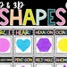 2D and 3D Shapes Posters for the Classroom | Bold Brights Classroom ...