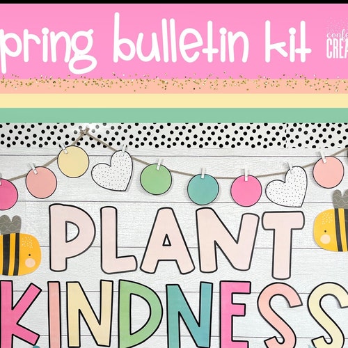 Spring Classroom Door Decor Kit Hoppy Spring Theme Easy - Etsy