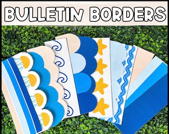 Bulletin Board Borders Ocean Theme Classroom Decor - Etsy