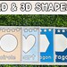 2D and 3D Shapes Posters for the Classroom | Ocean Classroom Decor ...