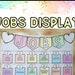 Pastel Classroom Jobs Display: Editable Elementary Decor (digital ...