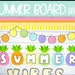SUMMER Bulletin Board Pineapple Summer Bulletin Board - Etsy