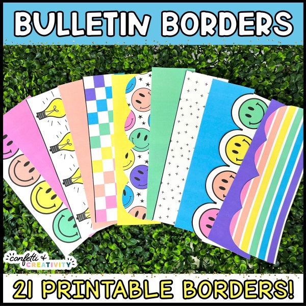 Bulletin Board Border - Etsy