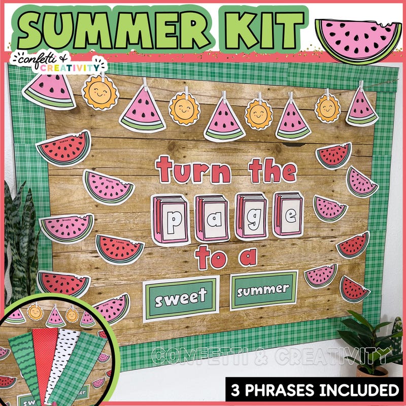 Watermelon Bulletin Board - Etsy