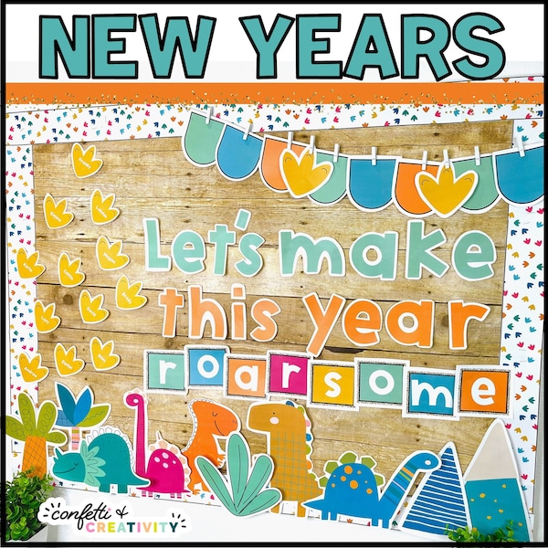 New Year Bulletin Boards - Etsy