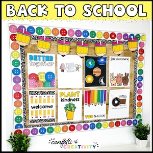 Back to School Bulletin Board Posters | Back to School Classroom Decor ...