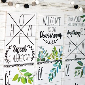 Farmhouse Classroom Decor Bundle: Shiplap, Plaid (digital Download) - Etsy